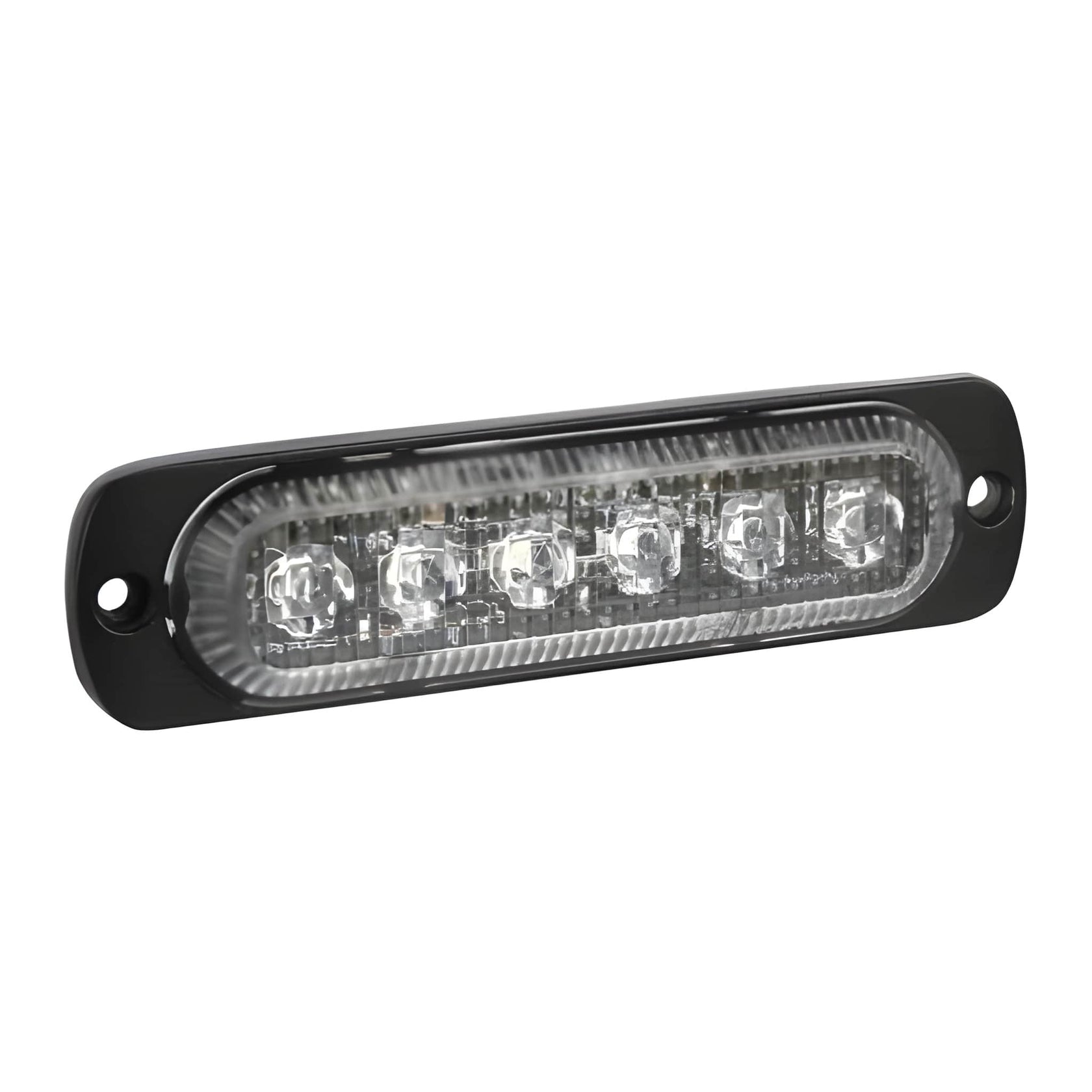 6 LED Amber Warning Strobe Surface Mount 12V 24V 18 Flash Patterns IP6 ...