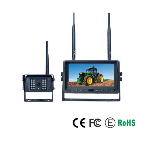 Wireless Rear View Security System 7" 1 Channel Monitor Colour LCD scr ...